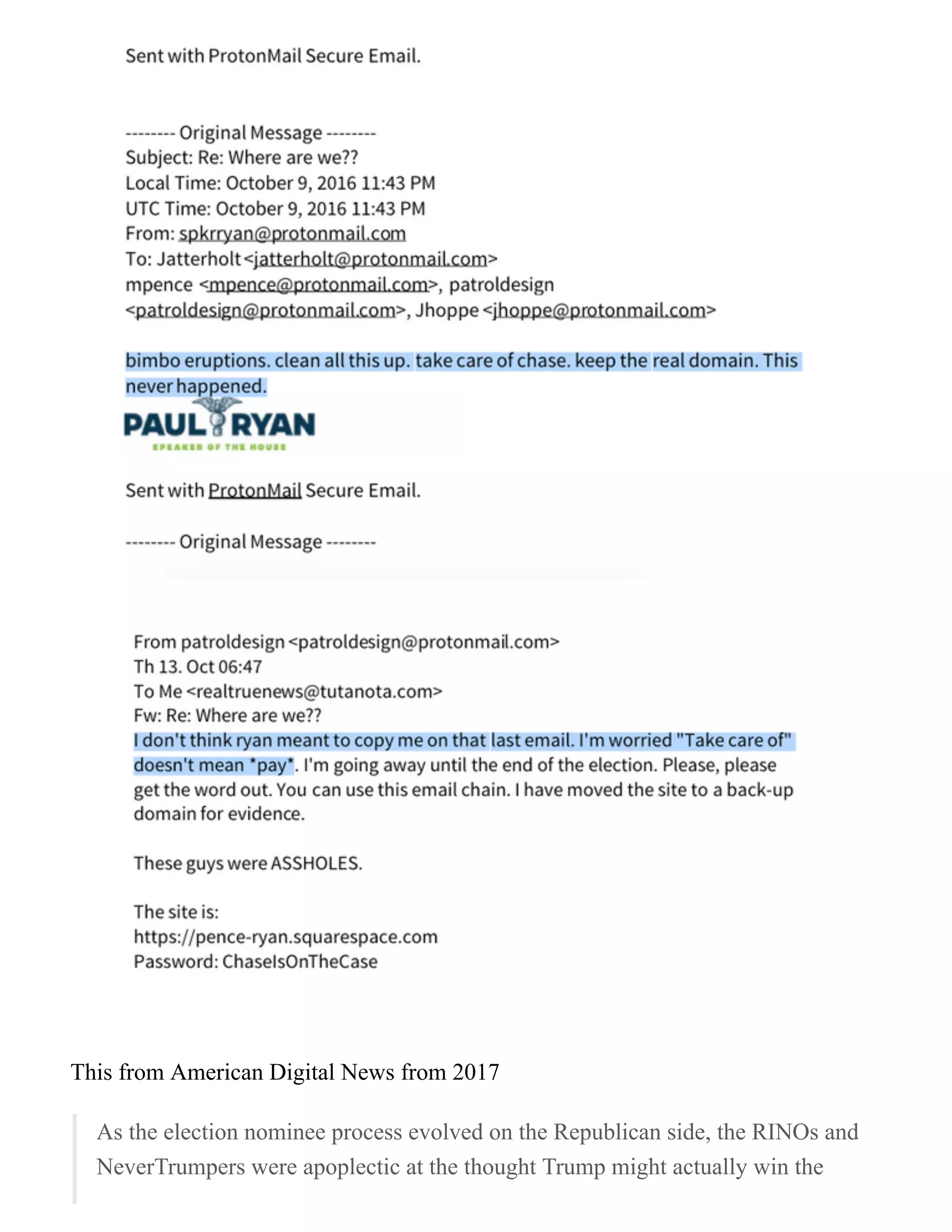 Pence-Ryan Emails.pdf | Free Download