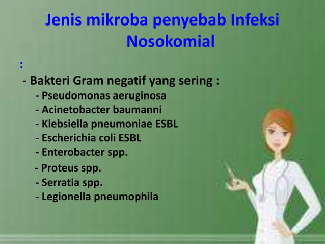 Pencegahan infeksi nosokomial | PPTX
