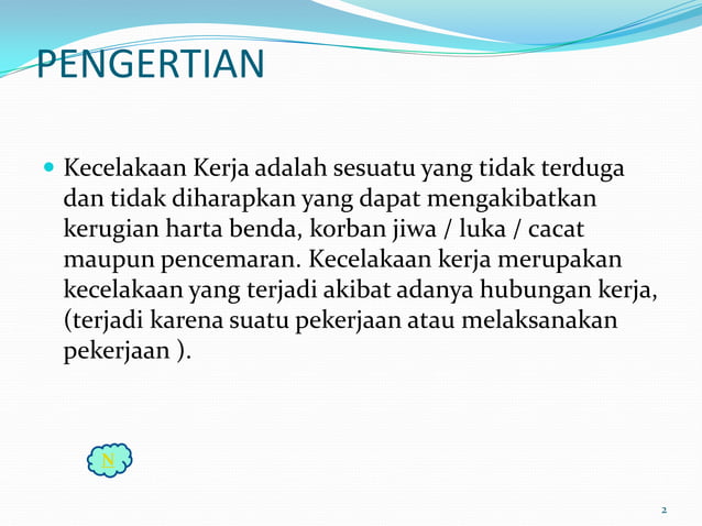 Pencegahan kecelakaan kerja | PPTX