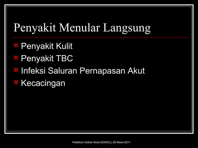 Pencegahan penyakit menular | PPT