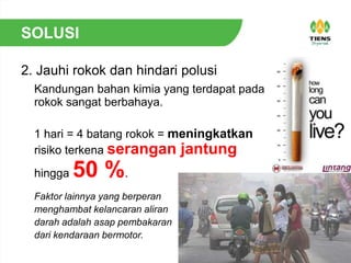 Pencegahan penyakit pembuluh darah jantung dengan terapi gizi TIENS | PPT