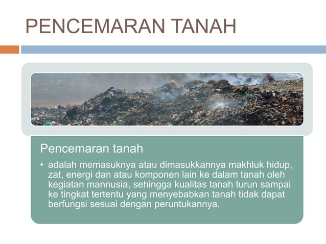 Pencemaran dan perubahan lingkungan | PPTX