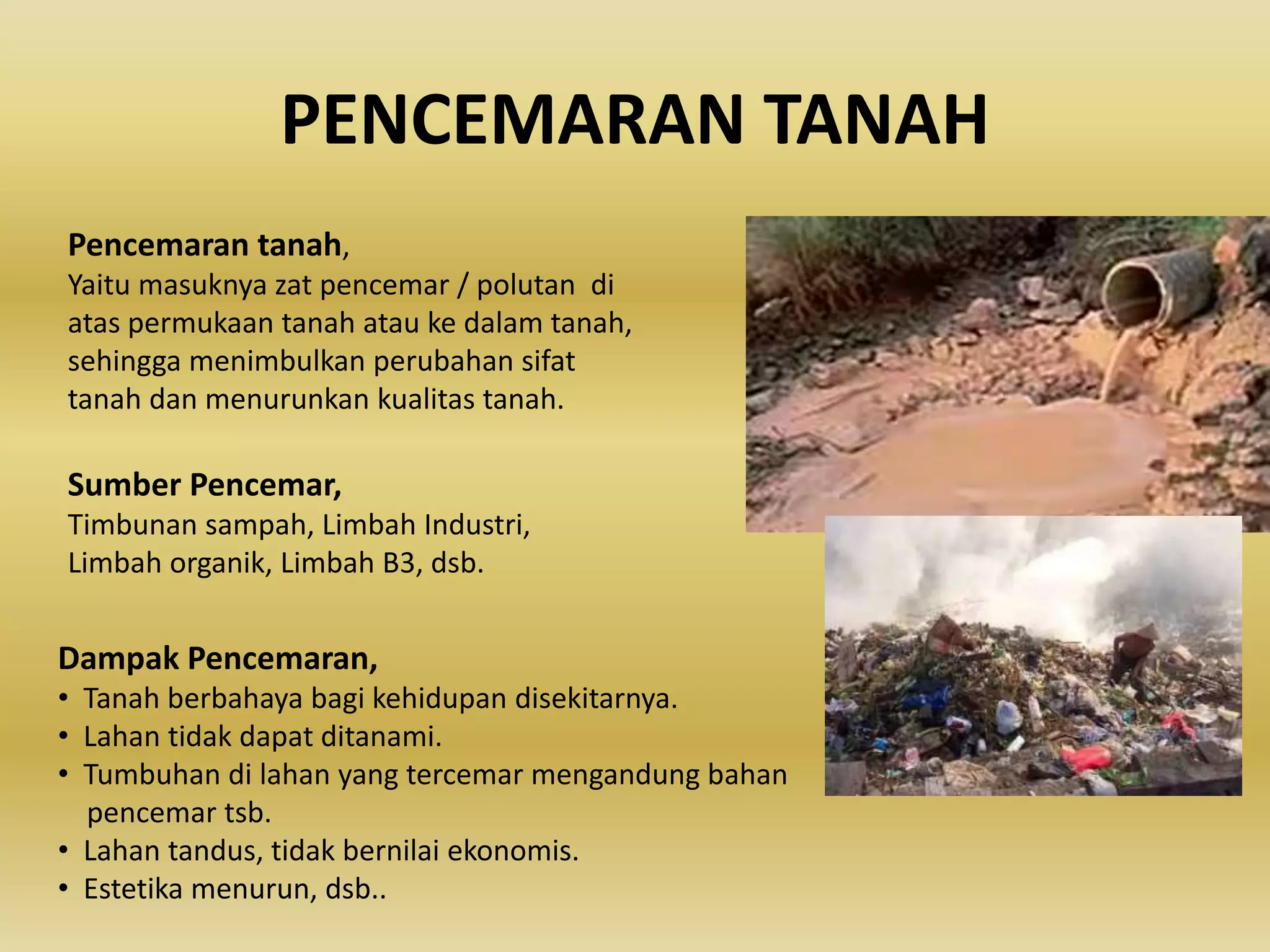 Pencemaran lingkungan | PPTX