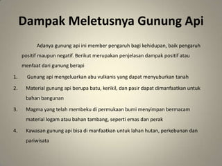 Pencemaran lingkungan akibat letusan gunung api | PPT