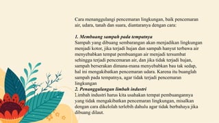 pencemaran lingkungan KELOMPOK 1.................pptx