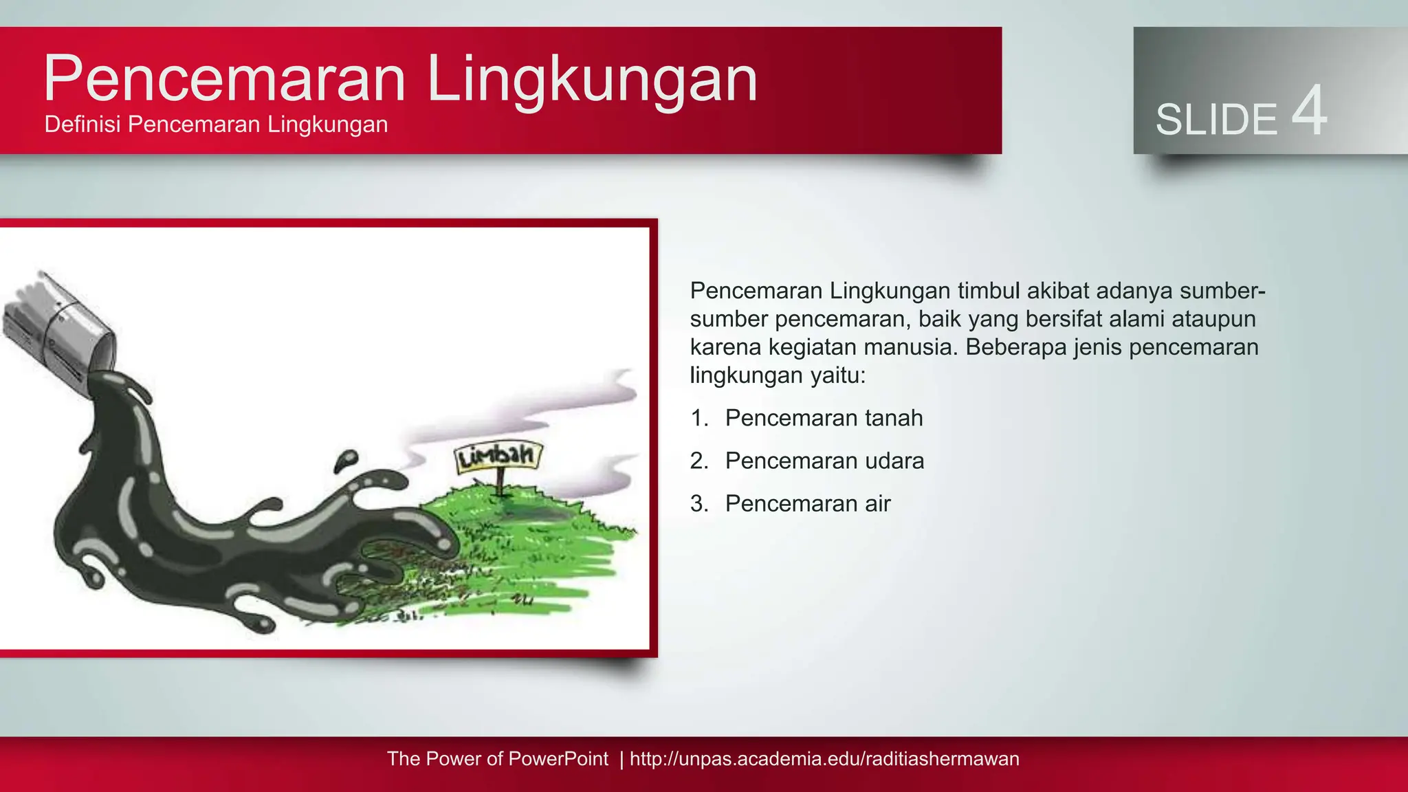 Materi tentang Pencemaran Lingkungan PPT | PPTX