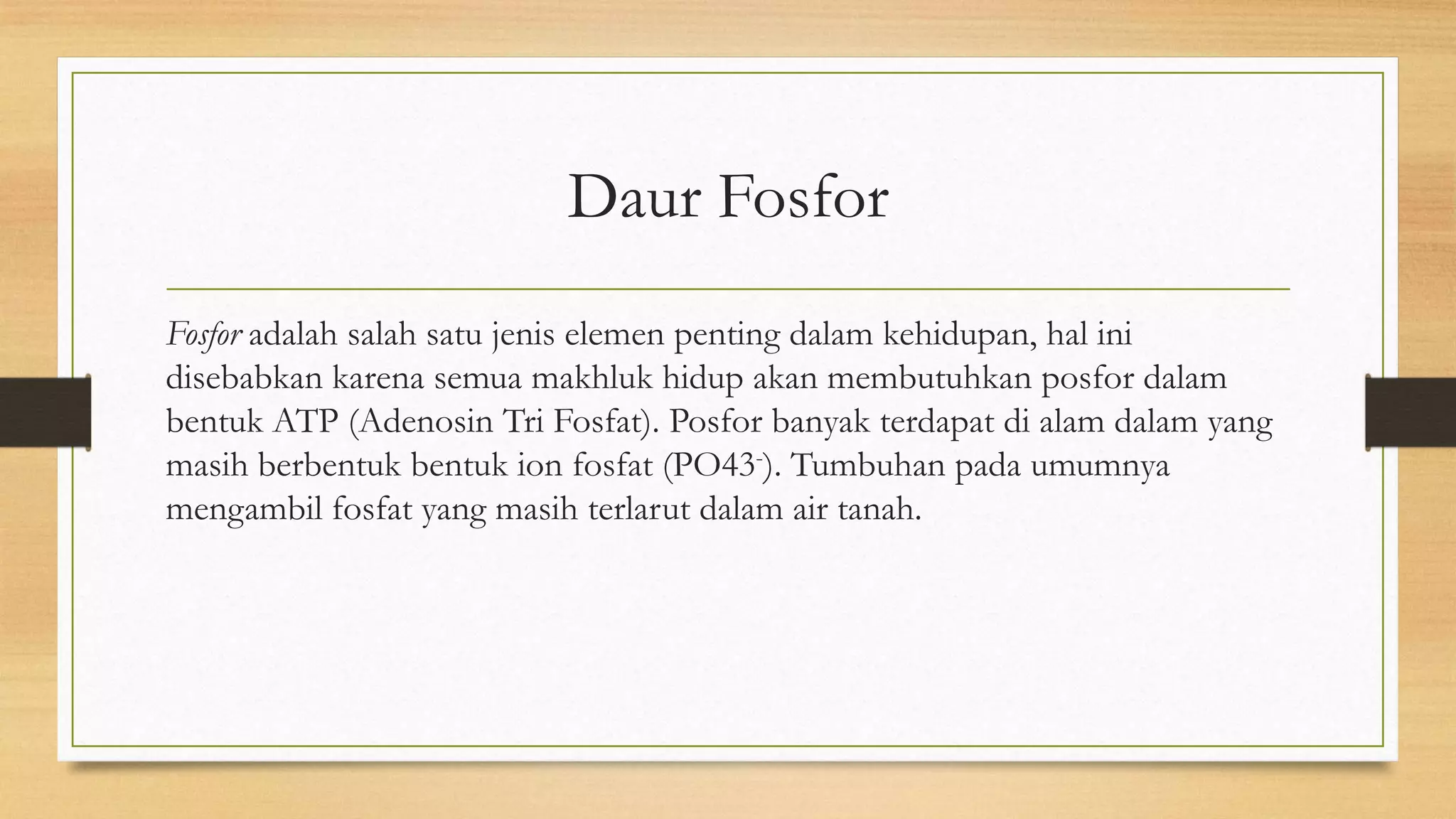 Pencemaran lingkungan sebagai gangguan daur biogeokimia | PPTX