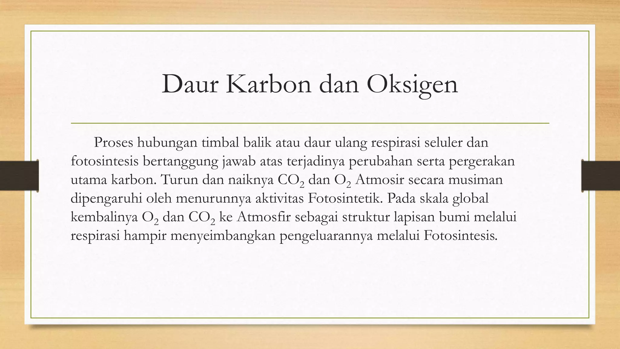 Pencemaran lingkungan sebagai gangguan daur biogeokimia | PPTX