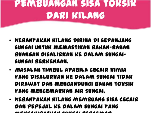 Pencemaran sisa toksik | PPTX