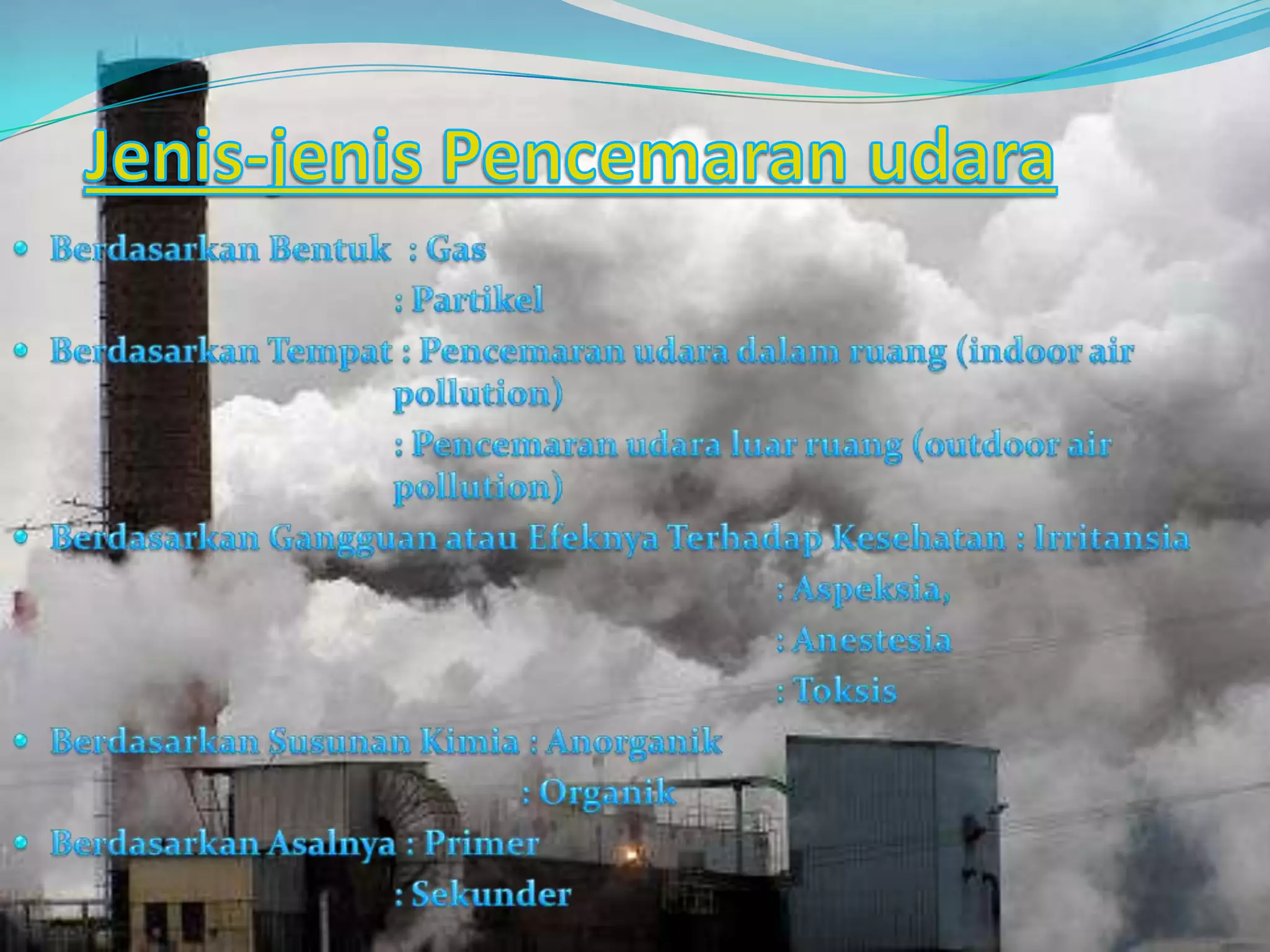 Pencemaran udara | PPTX
