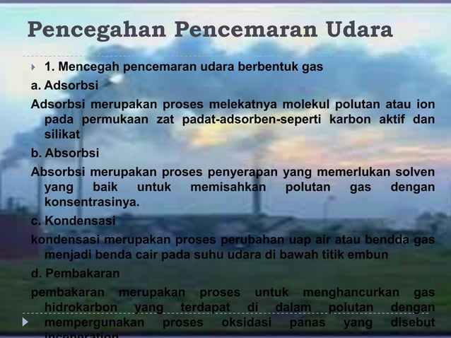 Pencemaran udara | PPTX