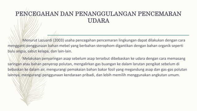 Pencemaran Udara | PPTX