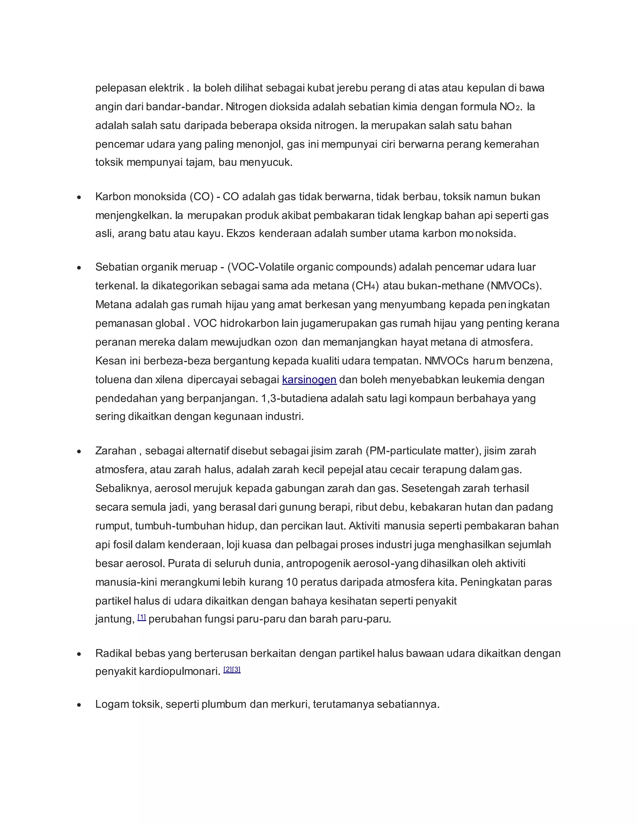 Pencemaran udara 2 | DOCX