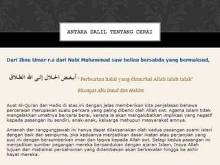Penceraian (slide) | PPTX