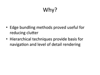 Graph Visualization using Hierarchical Aggregation and Edge Bundling | PDF