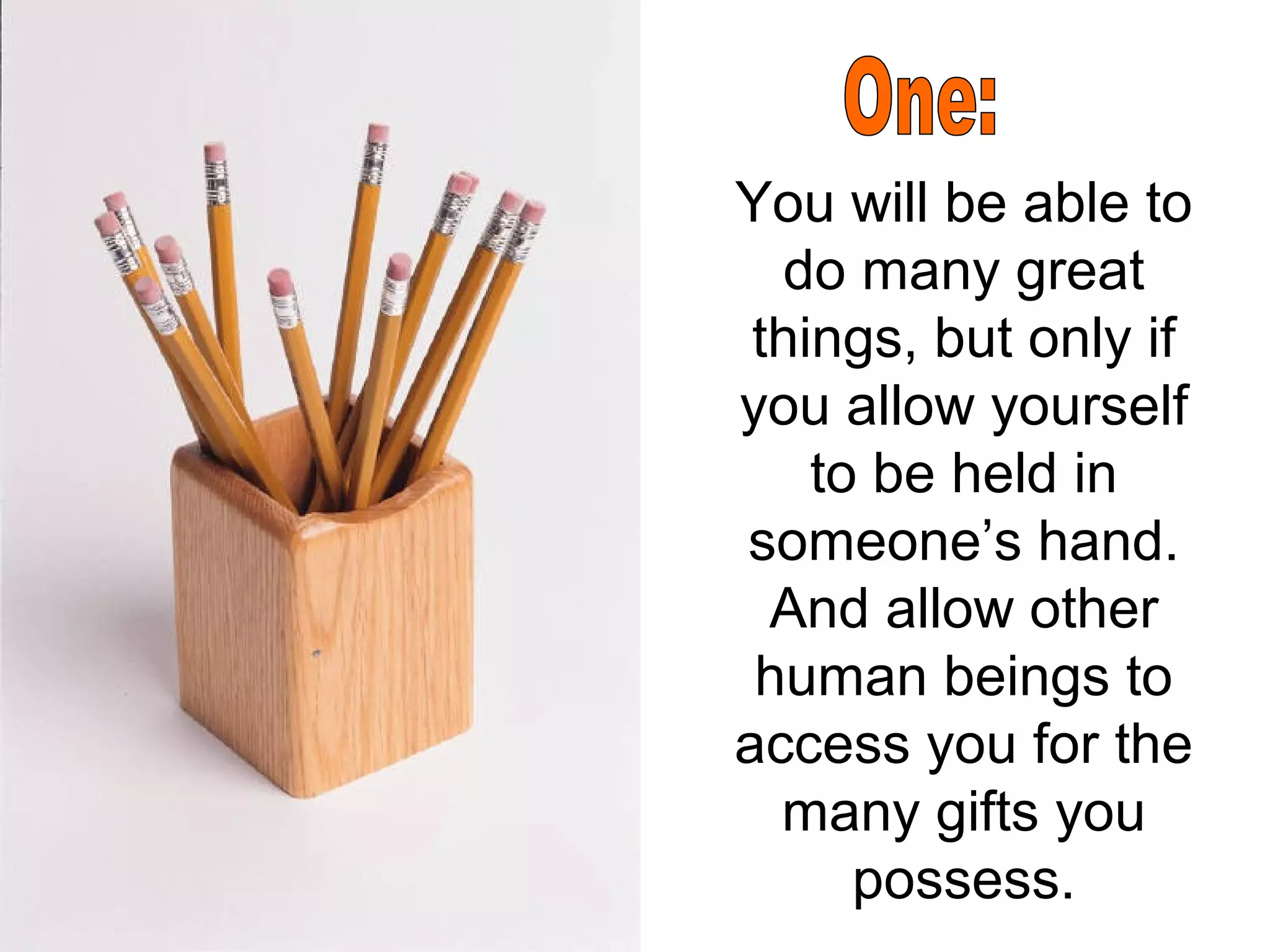 The Pencil Parable | PPT