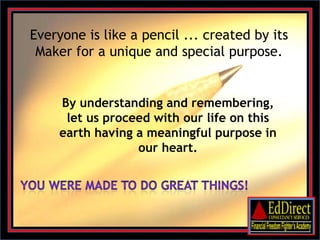 Pencil Parable | PPTX