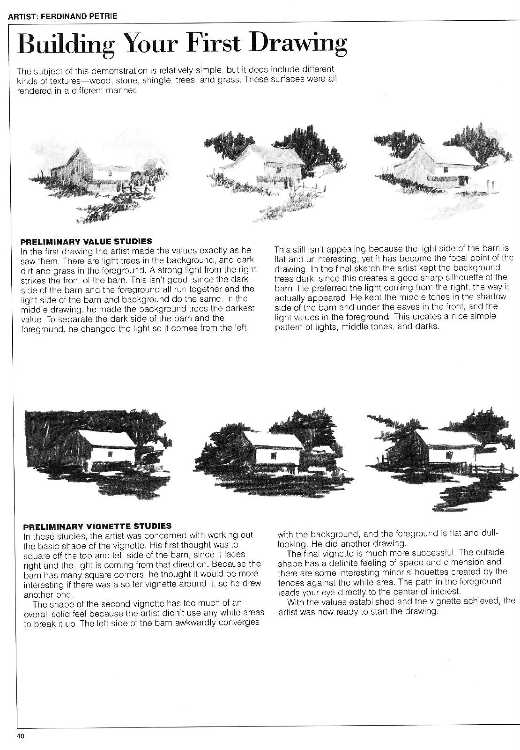 Pencil drawing techniques | PDF