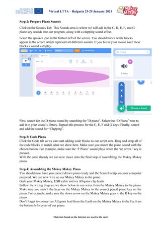 Pencil drawn piano with scratch and makey makey | PDF