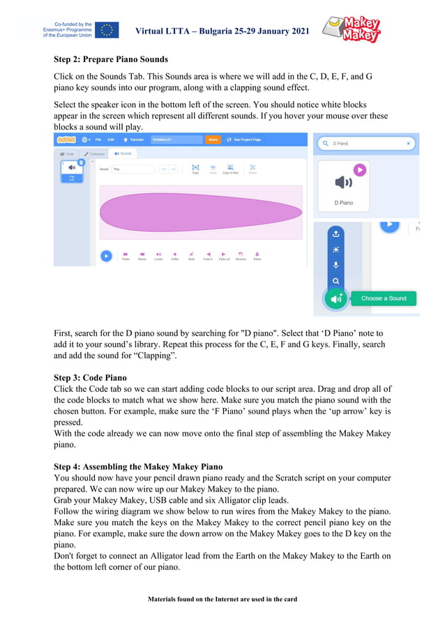 Pencil drawn piano with scratch and makey makey | PDF