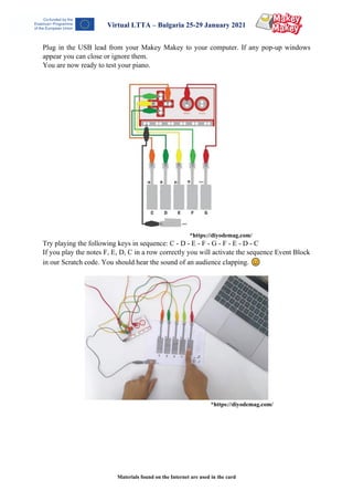 Pencil drawn piano with scratch and makey makey | PDF