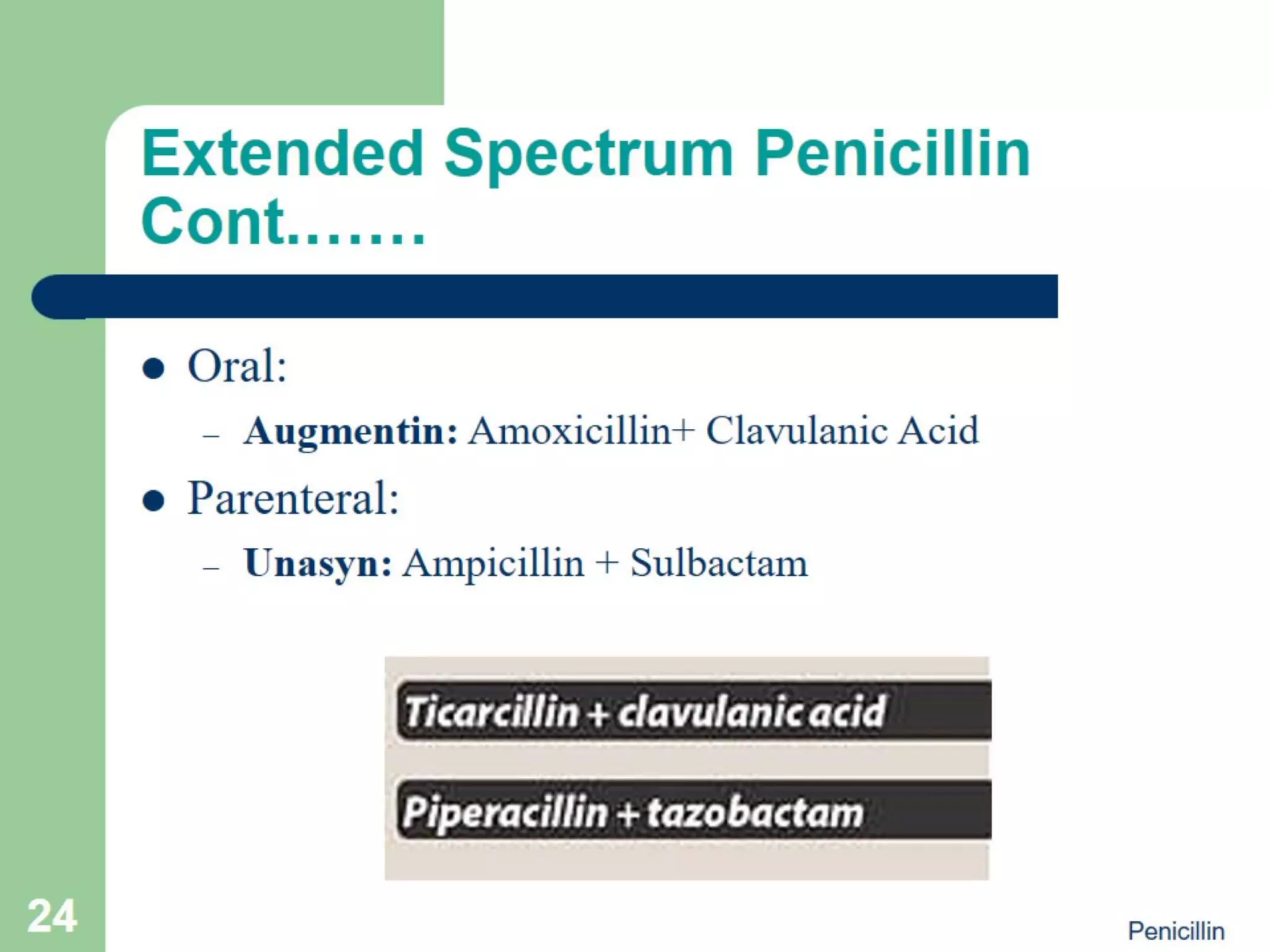 Penicillin Antibiotics - Pharmacology | PDF