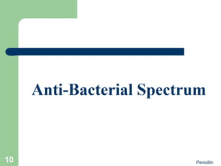 Penicillin Antibiotics - Pharmacology | PDF