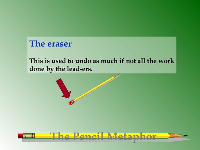 Pencil metaphor | PPT