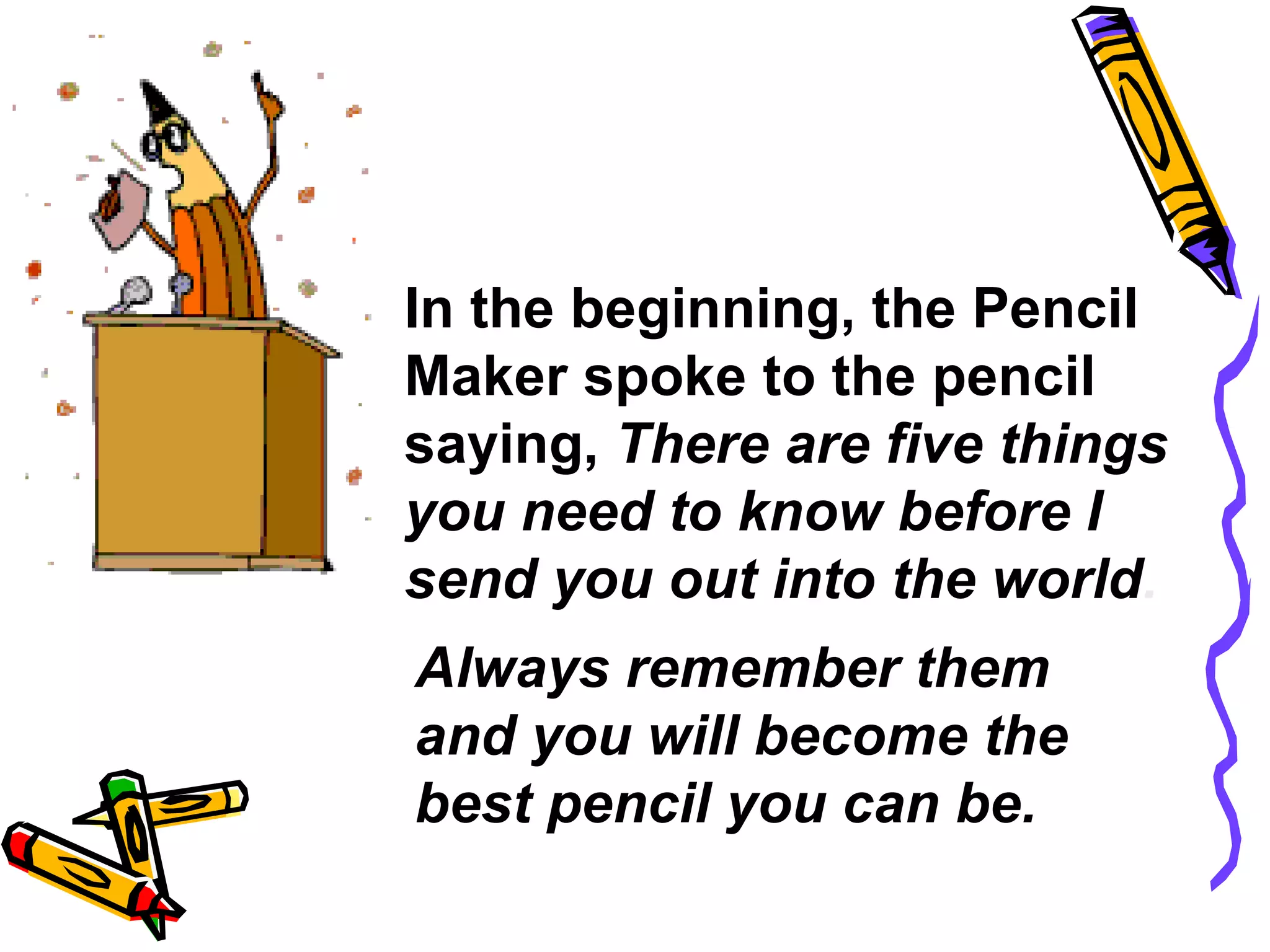 Pencil Parable | PPT
