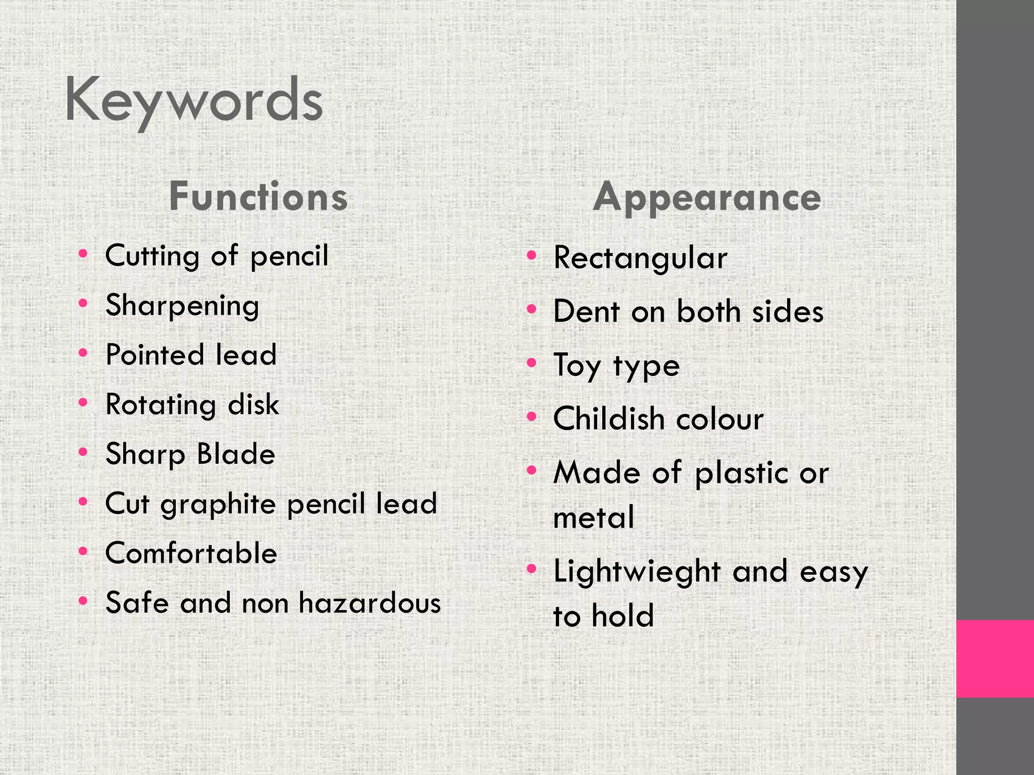 Pencil sharpener an its analysis | PDF