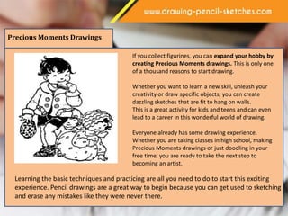 Pencil sketch art classes: Drawing-pencil-sketches | PPTX