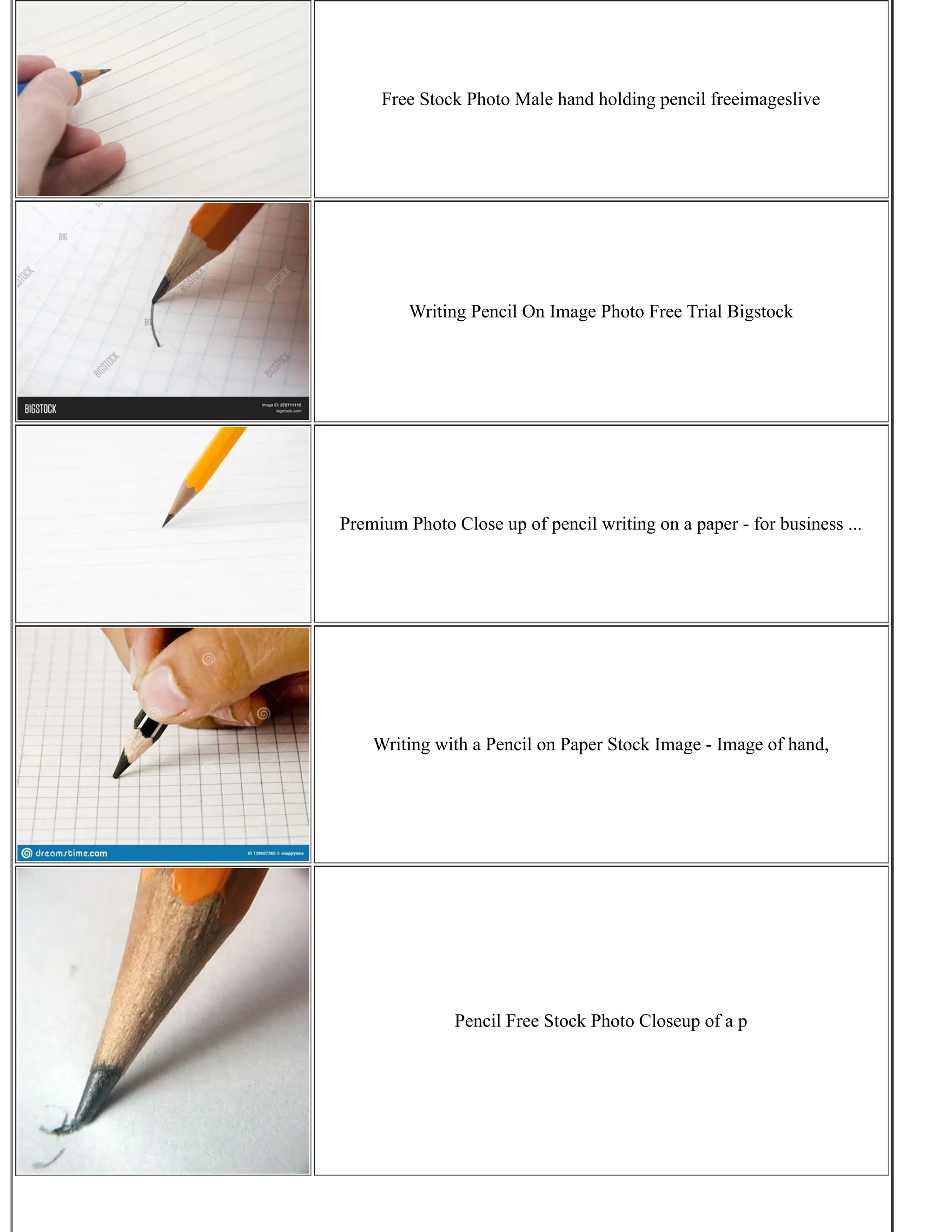 Pencil Writing On Paper | PDF