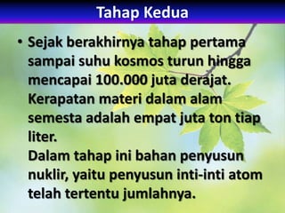 Penciptaan Alam Semesta Menurut Al Quran | PPTX