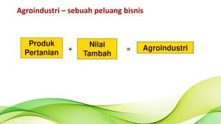 Pendahuluan Kuliah Teknologi Hasil Perkebunan | PPTX