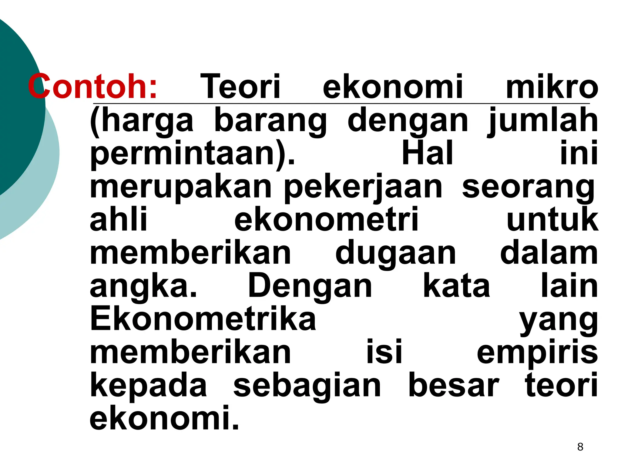 Pemahaman Dasar Ekonometrika pendahuluan.ppt