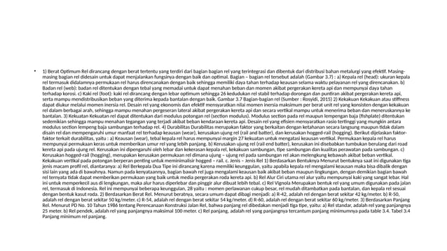 Rekayasa Jalan/Rel Kereta Api dalam Ilmu Sipil.pptx