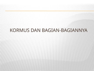 Botani Morfologi Tumbuahan (pendahuluan) | PPTX