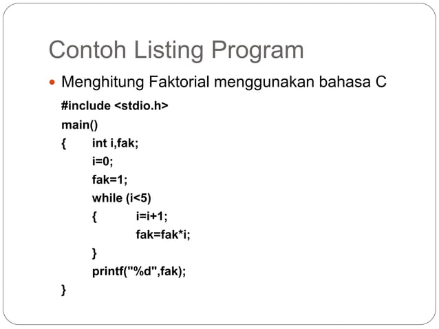 Materi pptx Pengantar Algoritma dan logika | PPT
