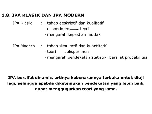 PENGANTAR ILMU ALAMIAH DASAR UNTUK MAHASISWA SARAJANA | PPT