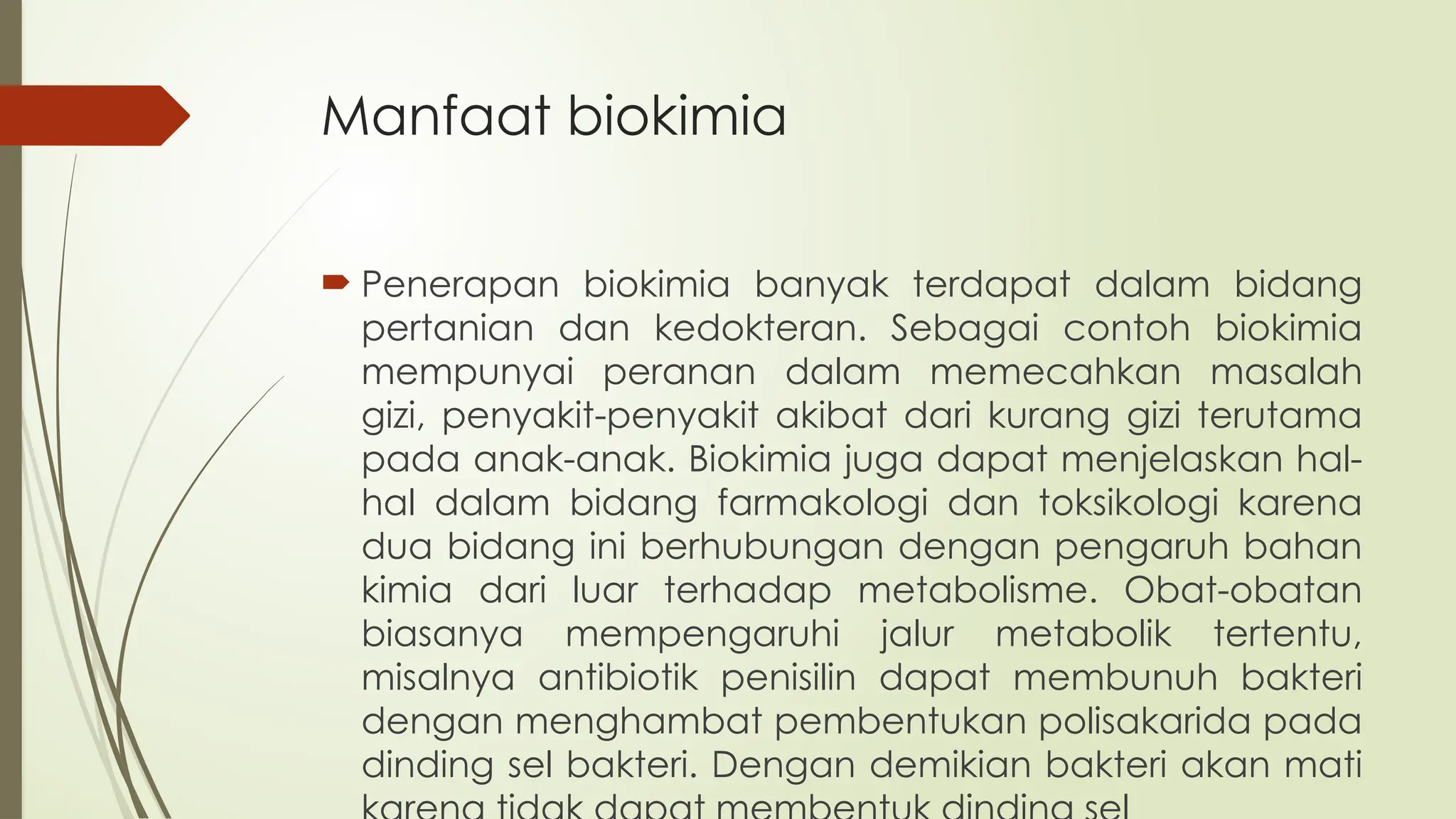 PENDAHULUAN BIOKIMIA materi biokimia dasar | PPTX