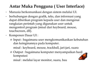 Pendahuluan IMK (Interaksi Manusia Komputer) | PPT