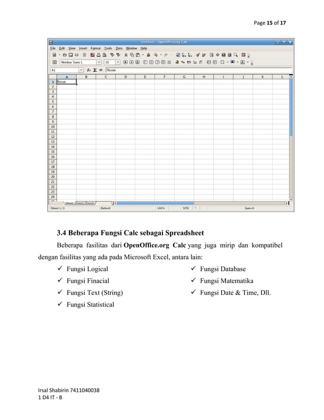 Pendahuluan membuat dokumen, presentasi, dan spreadsheet pada open ...