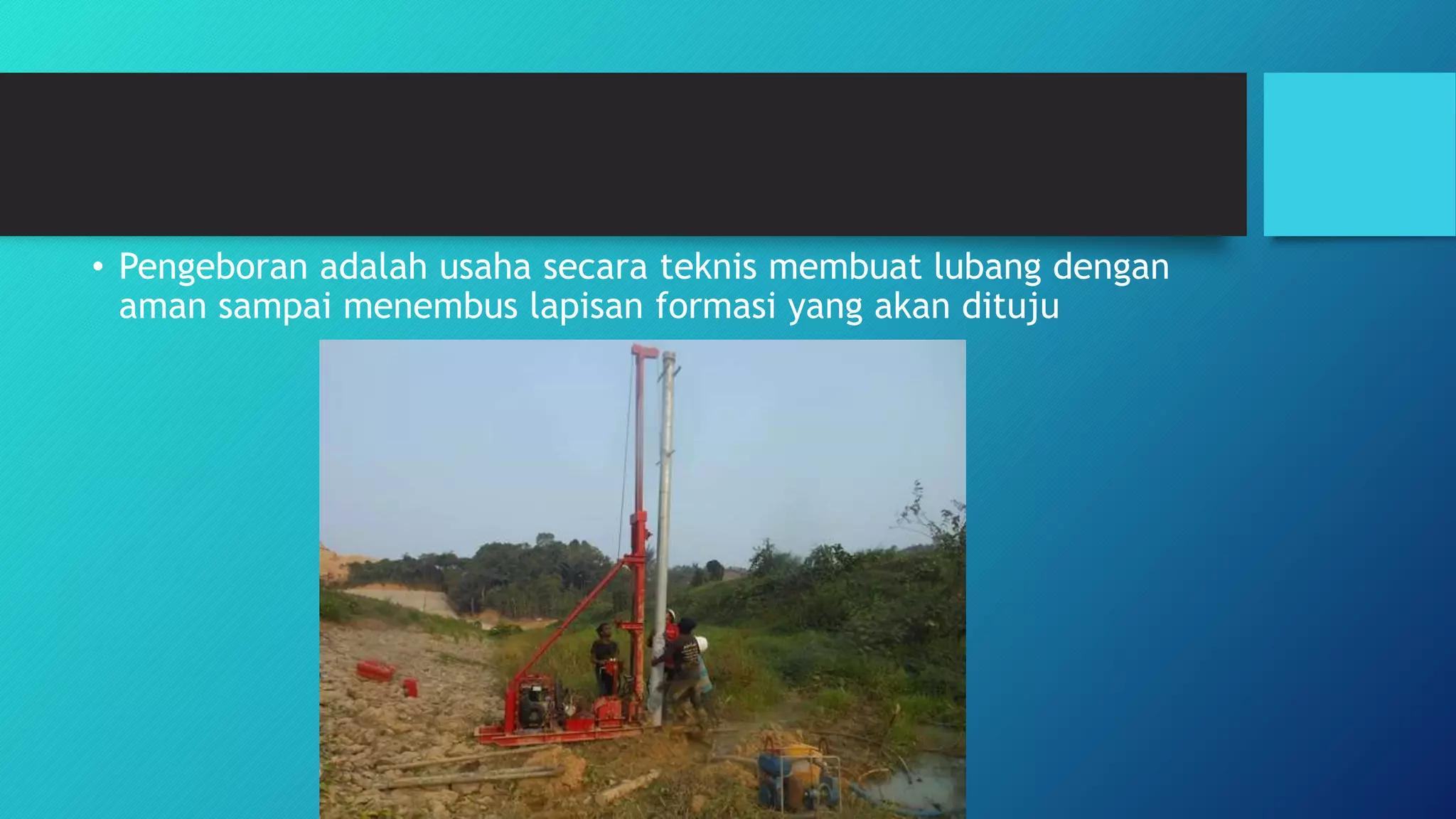 Pendahuluan pemboran | PPTX