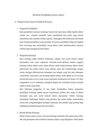 Pendidikan keluarga | PDF