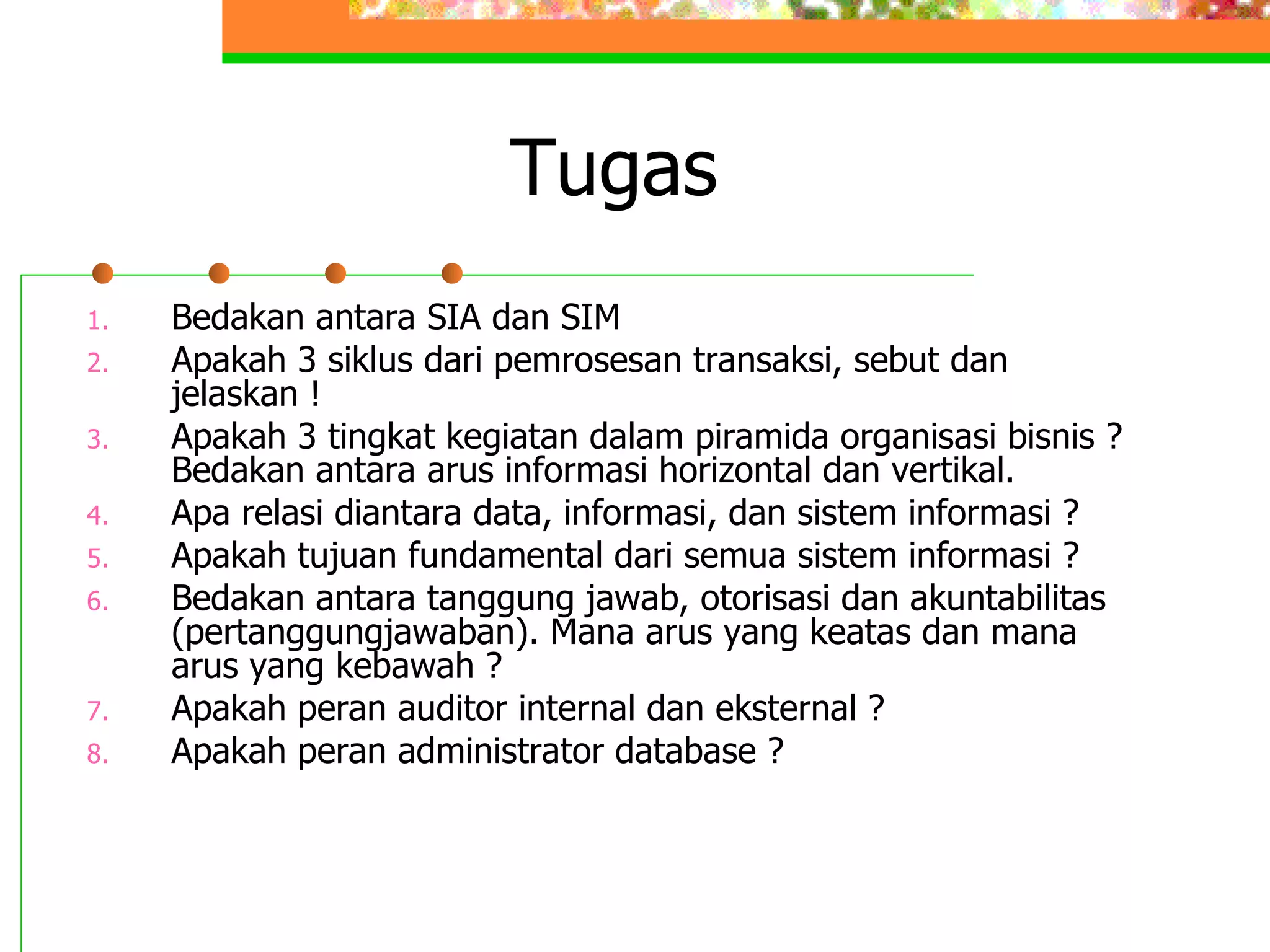 Pengenalan SIA | PPT