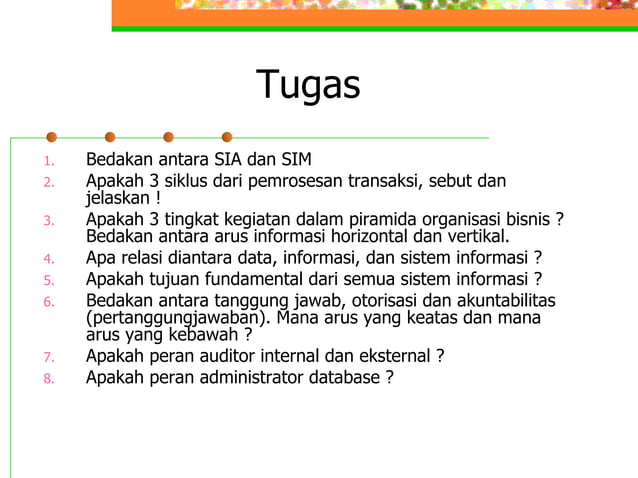Pengenalan SIA | PPT