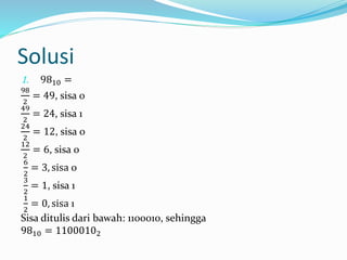 Pendahuluan & sistem bilangan | PPT