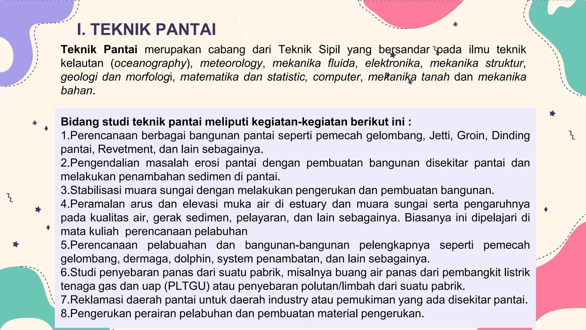 Pendahuluan (Teori Pantai, Teori Gelombang, Definisi Pantai, Jenis ...