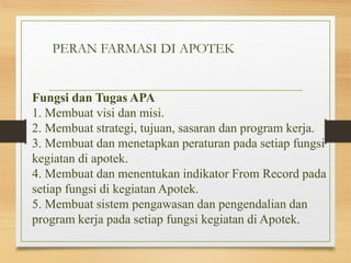 PENDAHULUAN TUGAS DAN FUNGSI APOTEKER.pptx