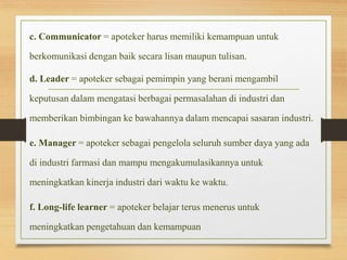 PENDAHULUAN TUGAS DAN FUNGSI APOTEKER.pptx